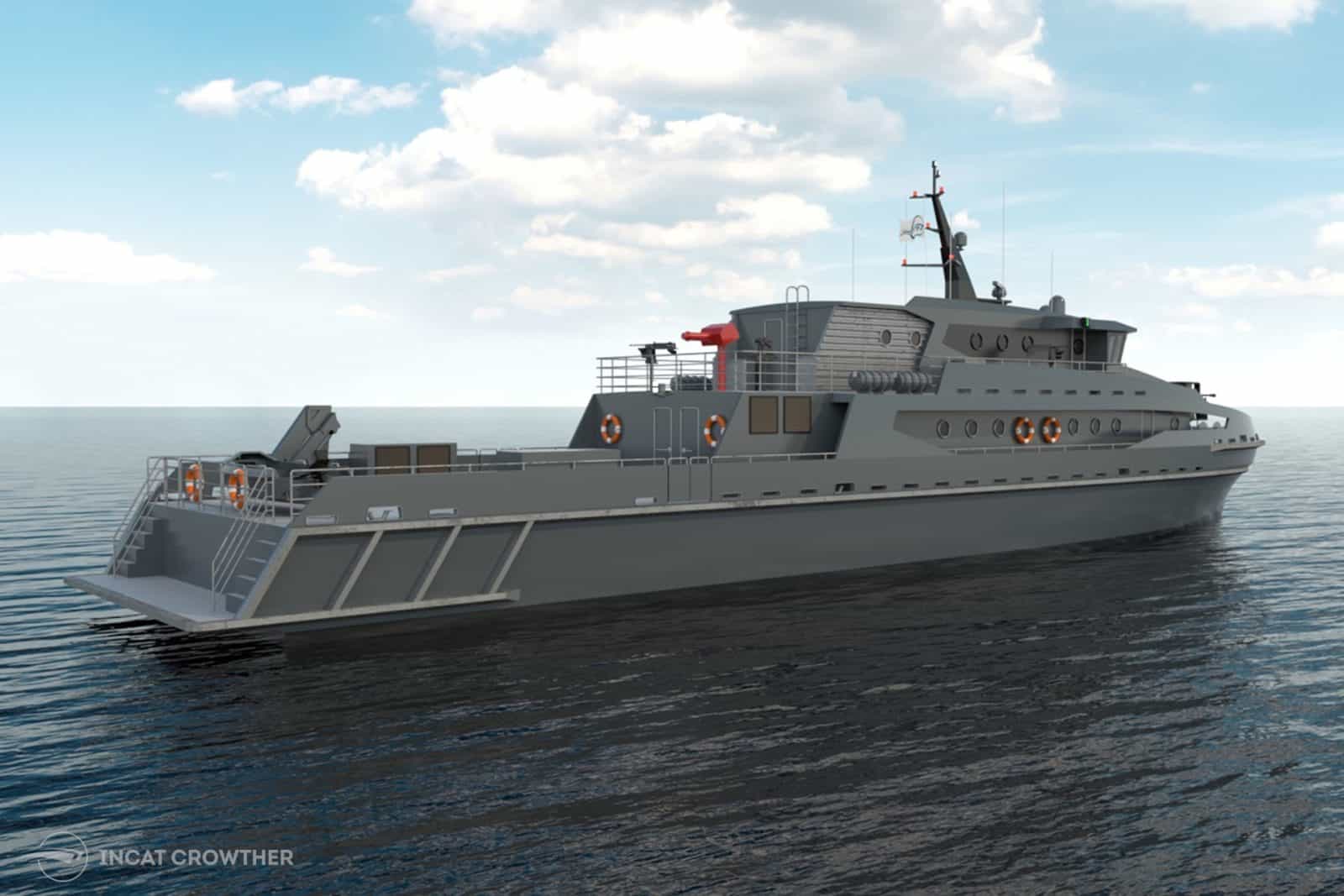 Incat Crowther 42m Patrol Boat for Thailand - Workboat365.com
