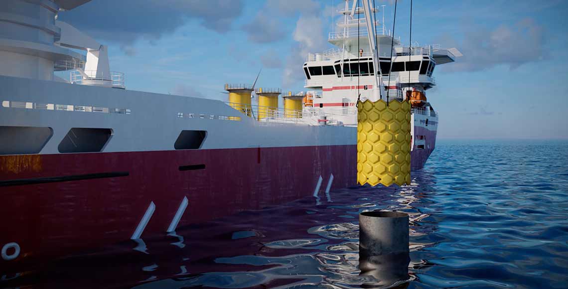 Balmoral launches innovative scour protection system - Workboat365.com