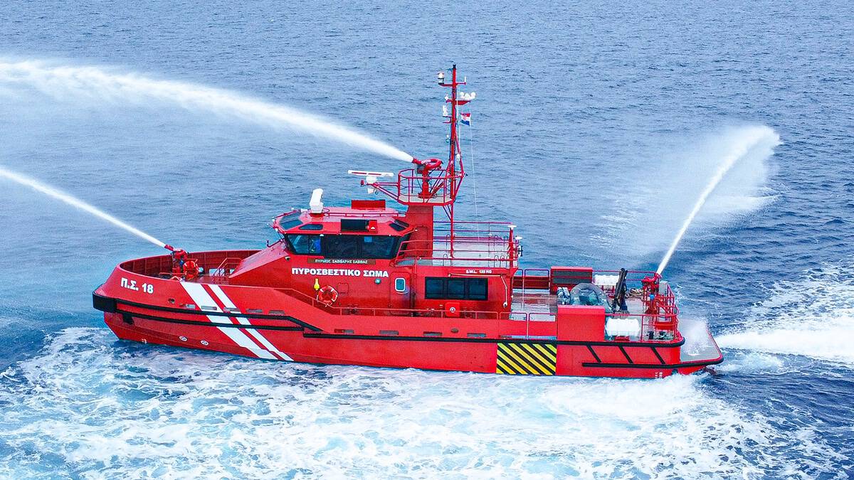 Camarc Celebrates Pair of Fire Boats for Hellenic Fire Service ...