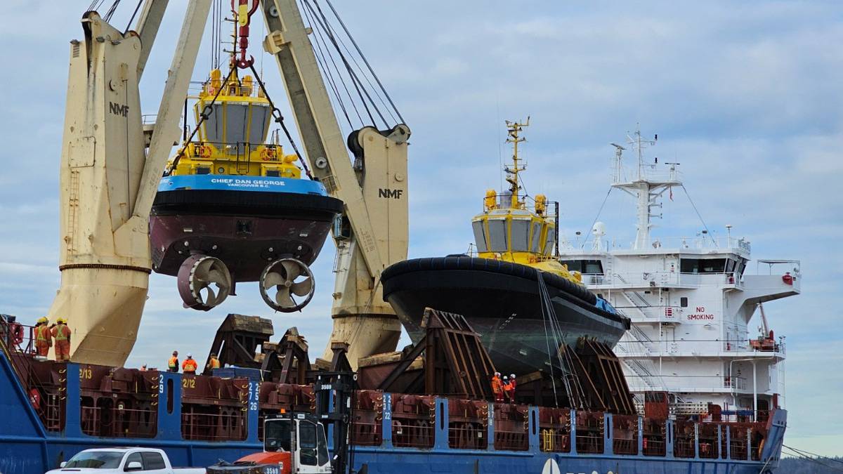 SAAM Towage’s first electric tugs arrive in Canada - Workboat365.com