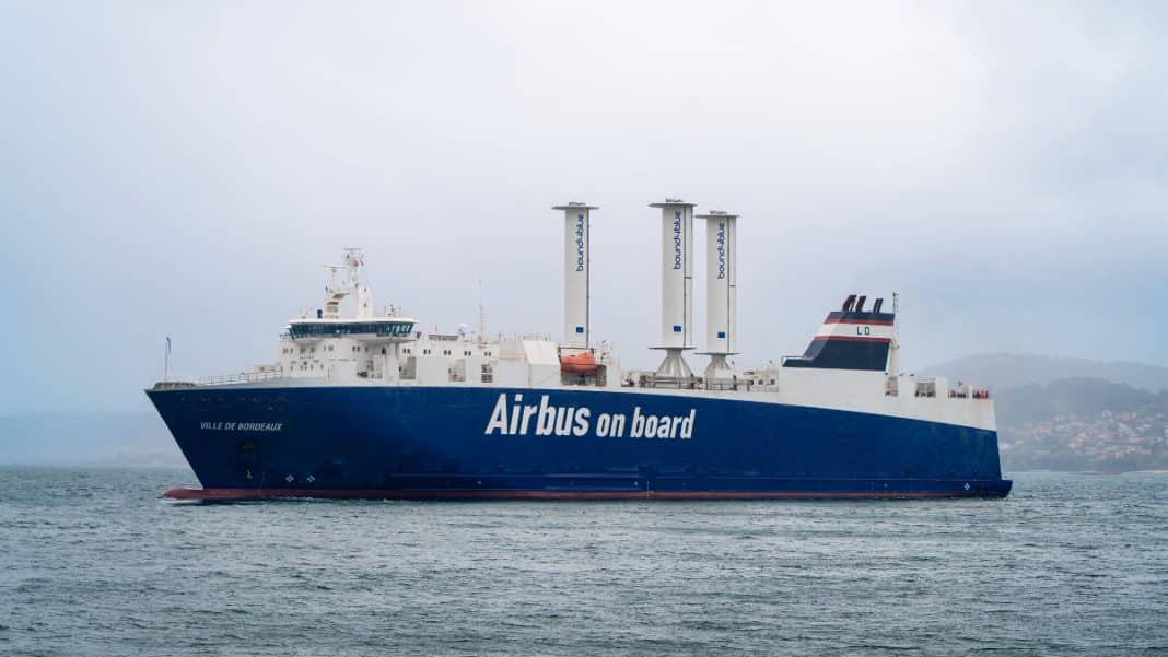 First-ever fixed suction sails for ro-ro segment as bound4blue ...