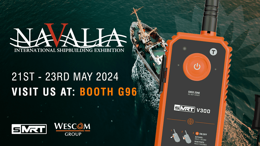 Wescom’s new sMRT V300 Man Overboard - Workboat365.com