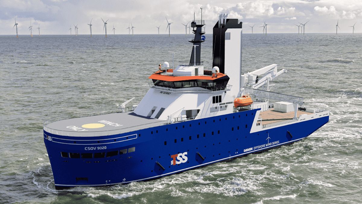 TSSM order second Damen CSOV - Workboat365.com