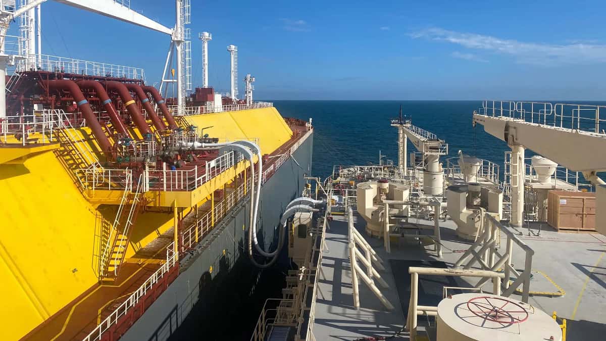 James Fisher Fendercare Completes First LNG Ship-to Ship Transfer off ...