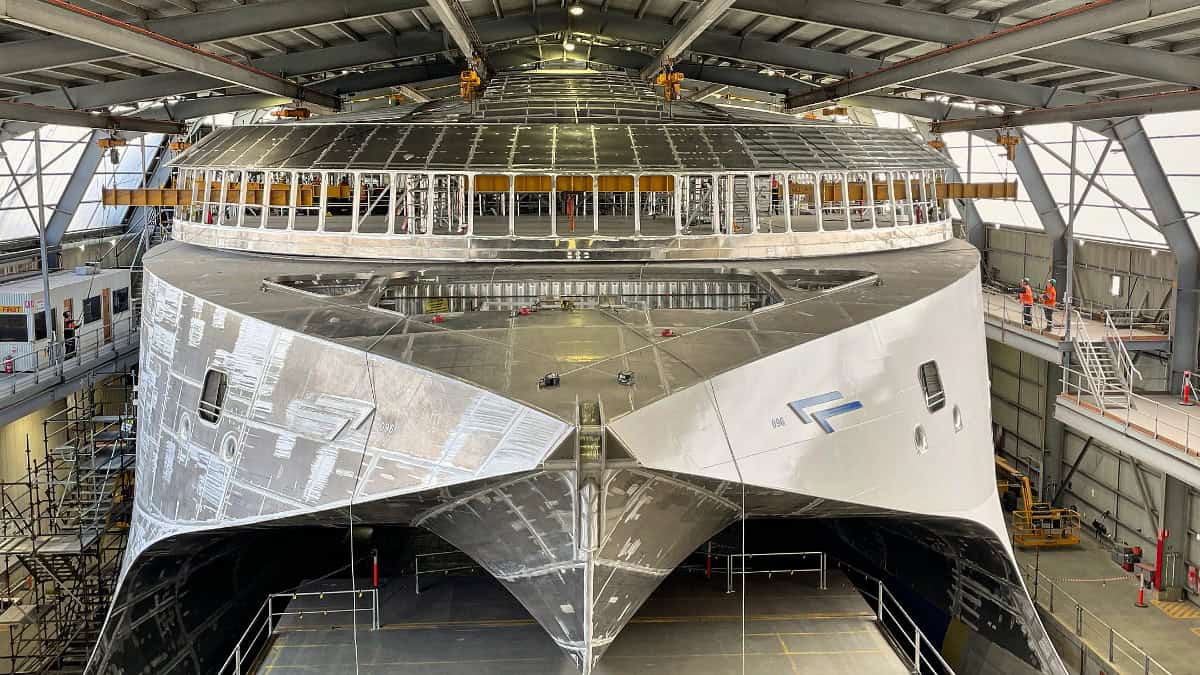 Incat Celebrates Structural Completion of World’s Largest Electric ...