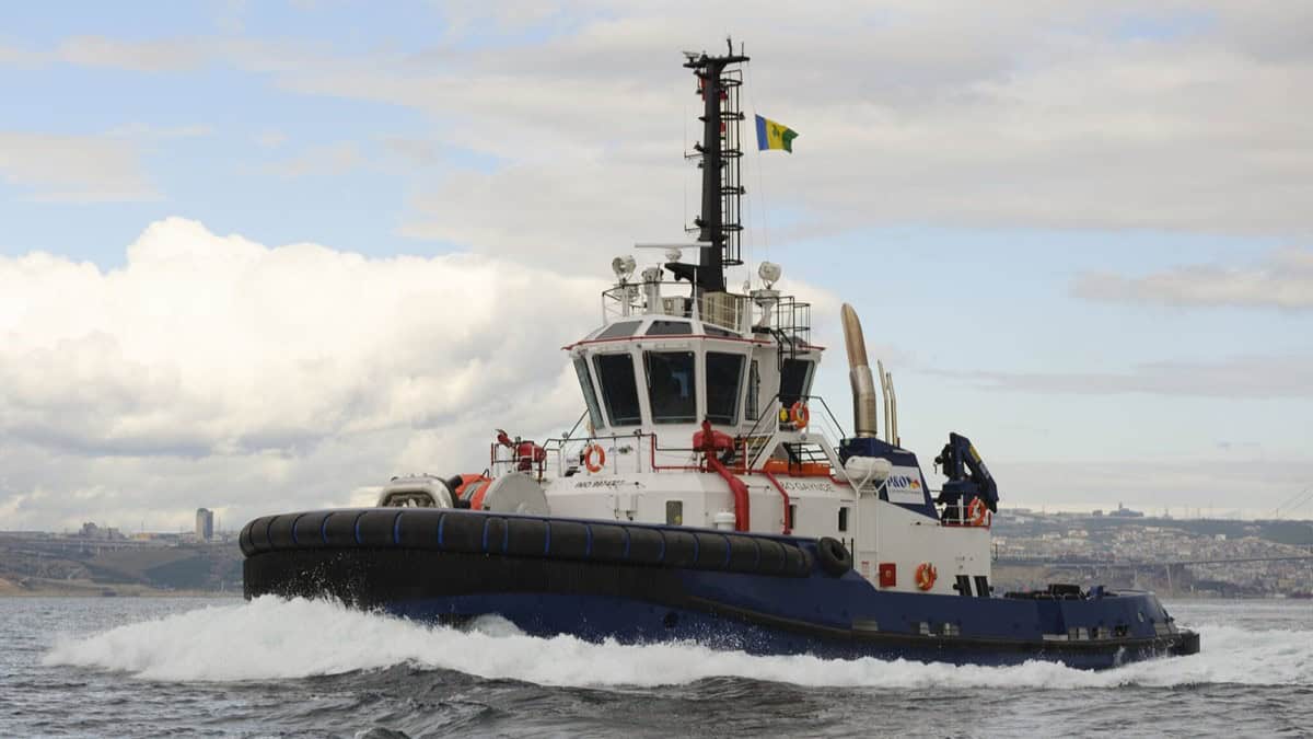 P&O Maritime Logistics New Escort Tug from Sanmar - Workboat365.com