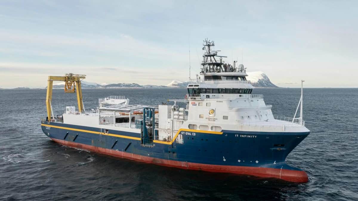 VARD Delivers Converted Cable Laying Vessel "IT Infinity" - Workboat365.com