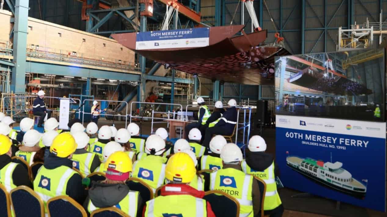 Keel Laying Ceremony for First New Mersey Ferry to be Built in 60 Years ...