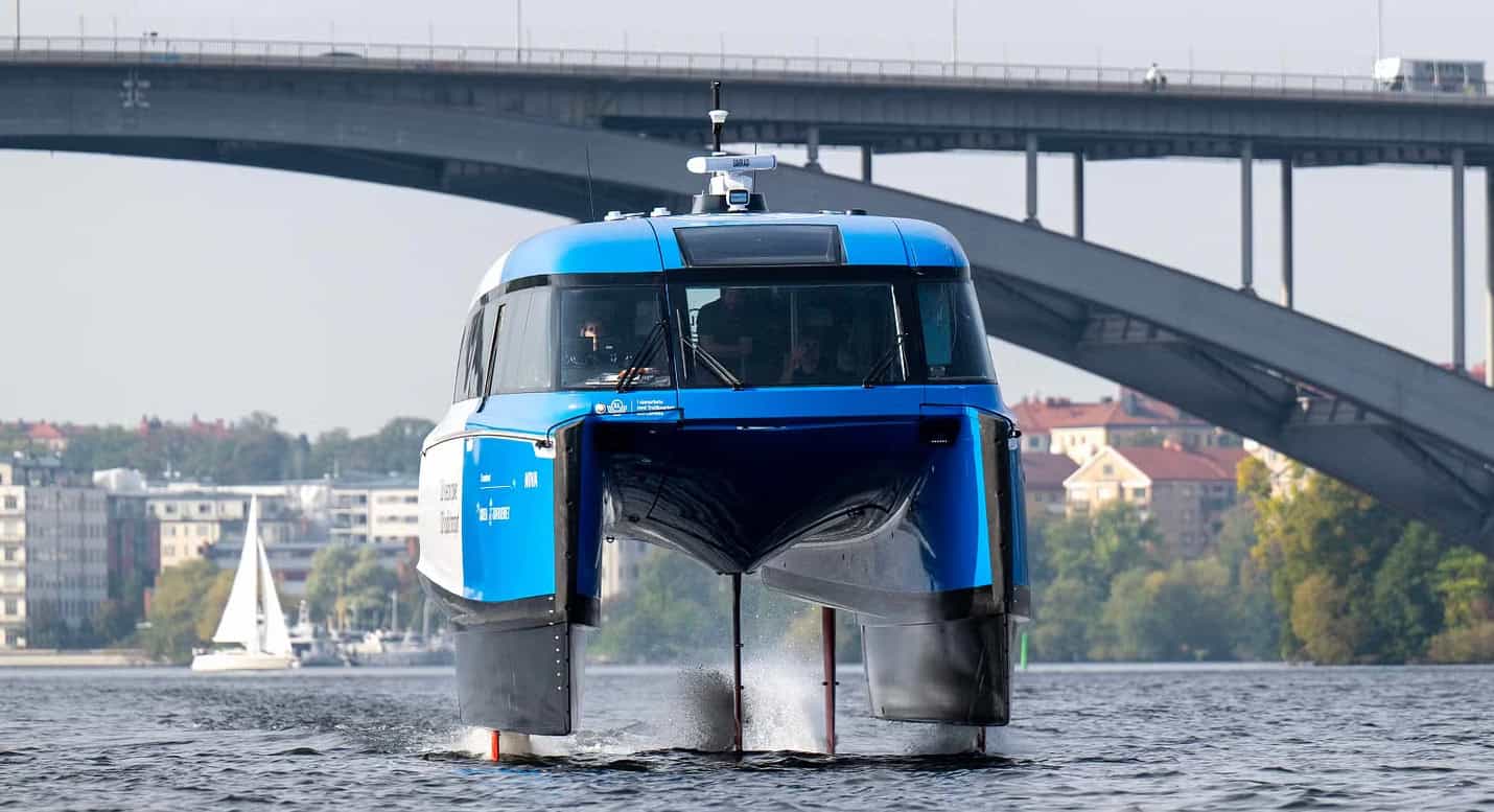 World’s First Electric Foiling Ferry Returns to Stockholm Waters ...
