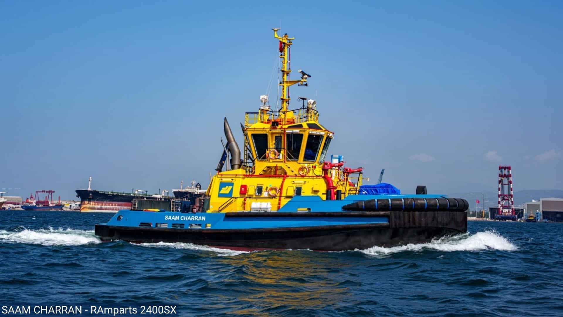 SAAM Towage Takes Delivery of two Sanmar Boğaçay Tugs - Workboat365.com
