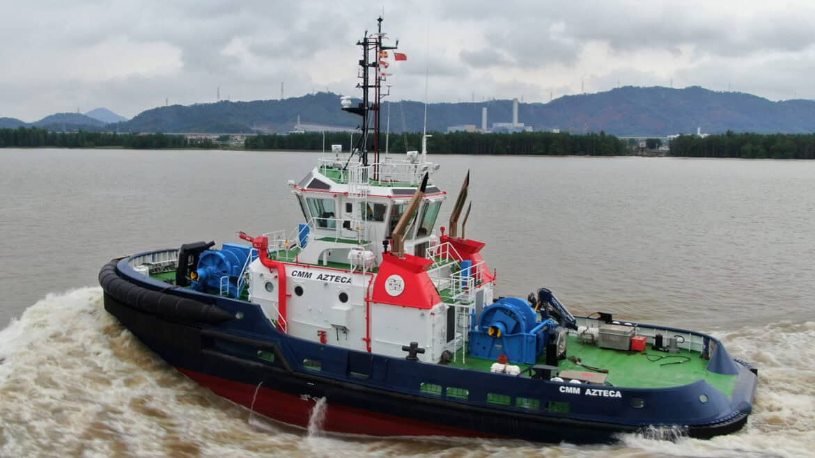 Cheoy Lee Shipyards Delivers Two RAstar 3200-CL Tugs to Mexico - Workboat365.com