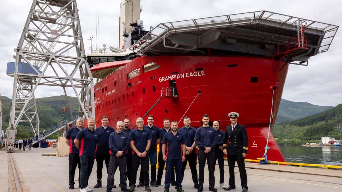 North Star Welcomes Second Hybrid CSOV, Grampian Eagle - Workboat365.com
