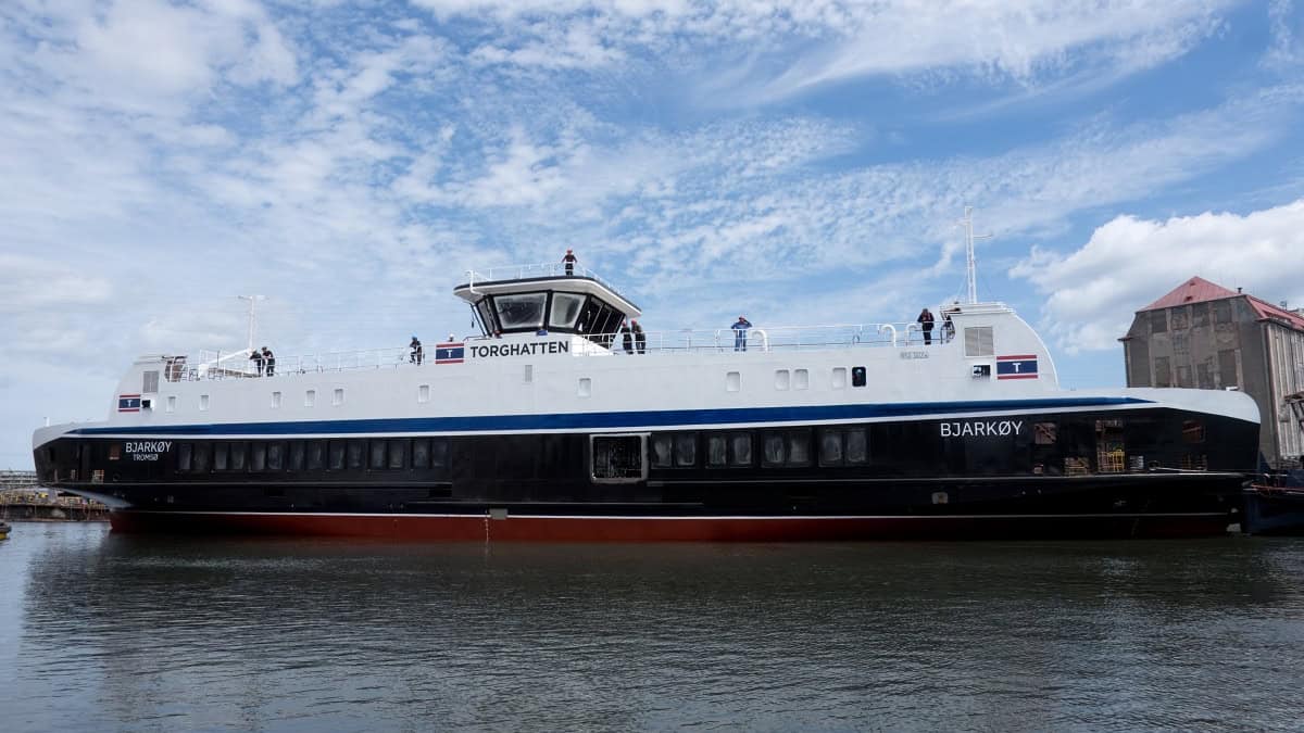 Torghatten Nord New Hybrid Ferry Launched - Workboat365.com