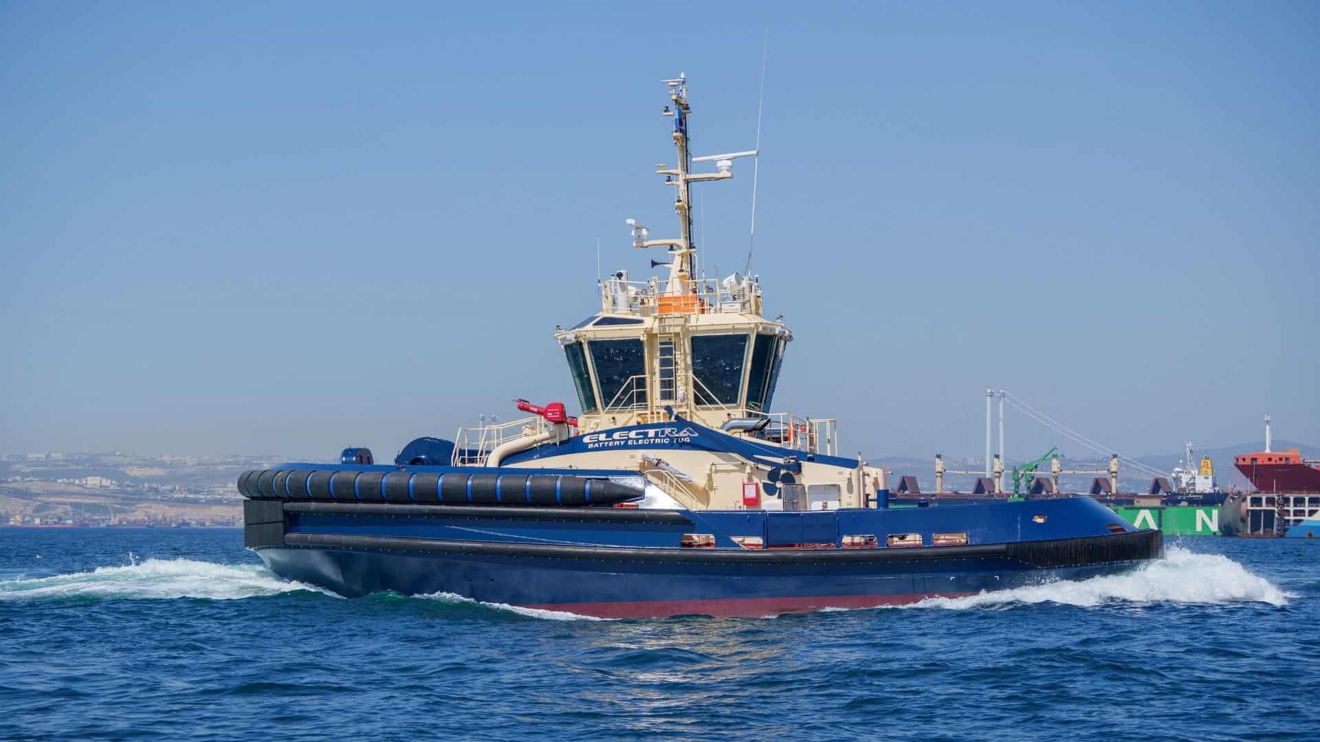 SVITZER Takes Delivery of First Fully Electric SANMAR Tug - Workboat365.com