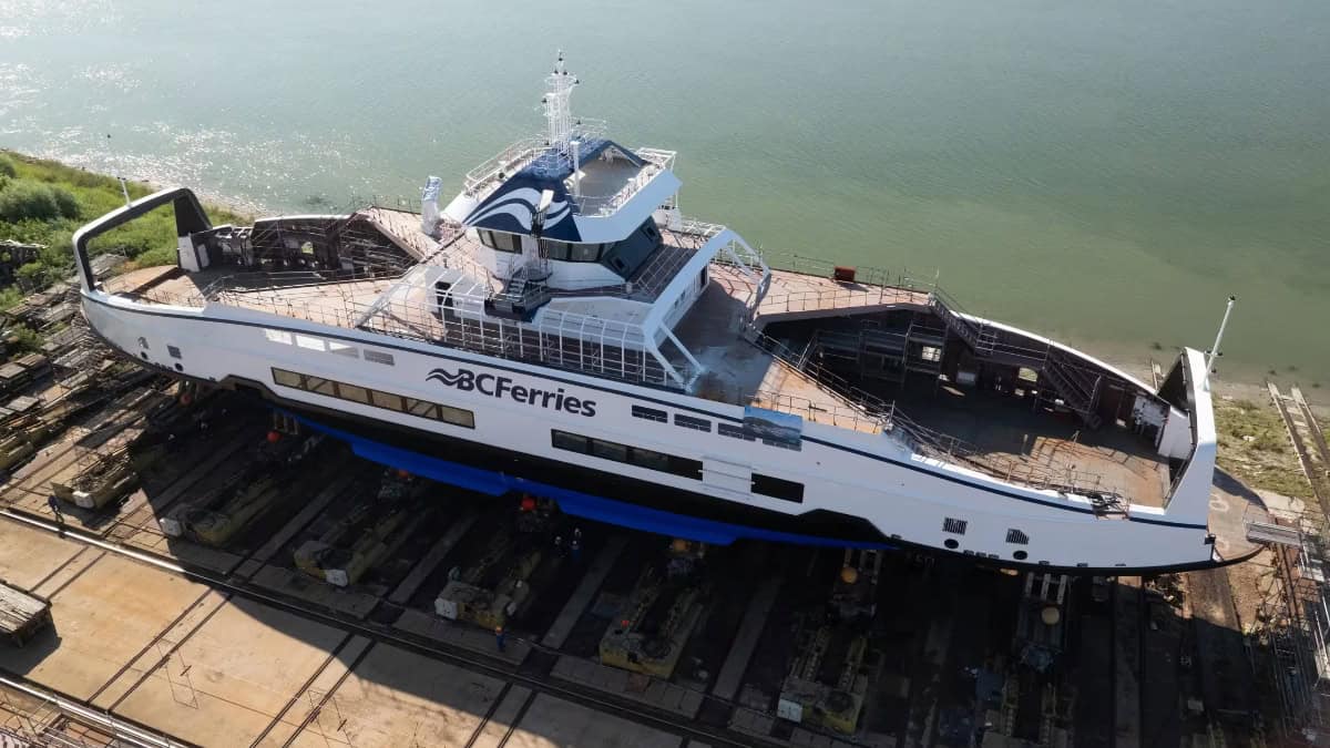 Damen Launches Hybrid-Electric Ferry for BC Ferries - Workboat365.com
