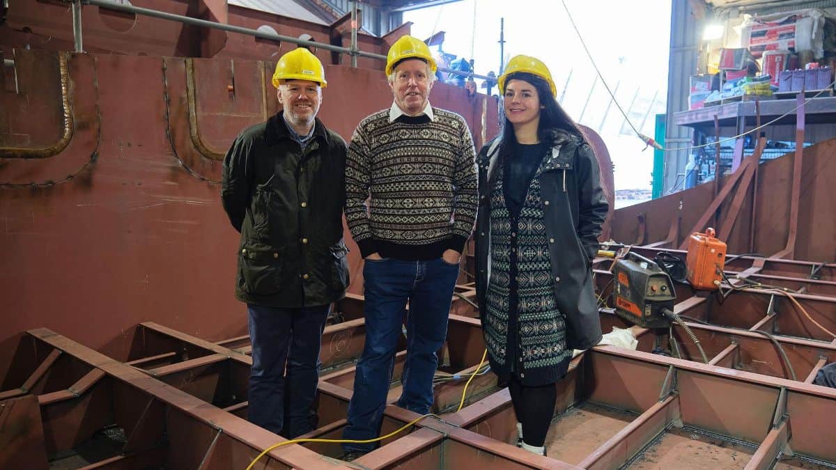 Keel Laid as Work Begins on New Fair Isle Ferry, Good Shepherd V ...