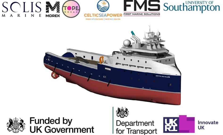 Clean-Fuel Floating Offshore Wind Installation Vessel Design Underway ...