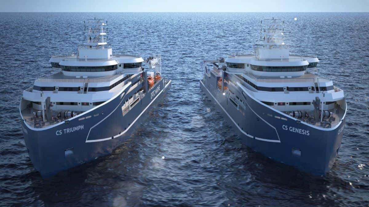 Keel Laying for OMS Group’s Next-Generation Cable-Laying Vessels ...