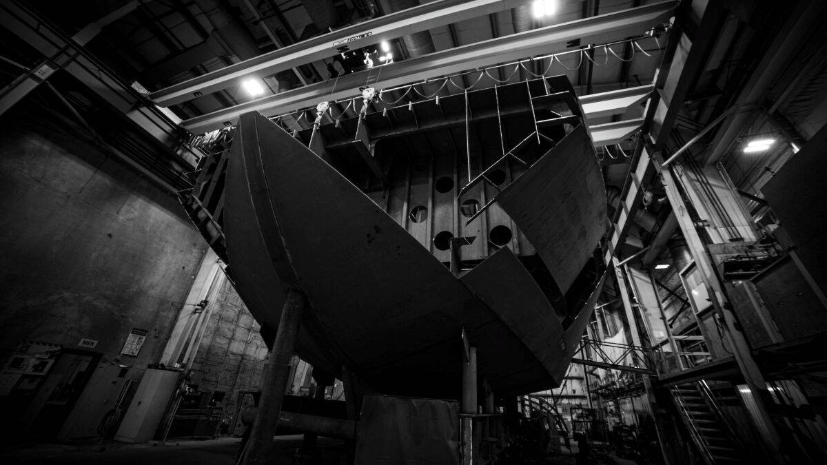 First Hull Takes Shape for US Hybrid-Electric Tug Fleet - Workboat365.com