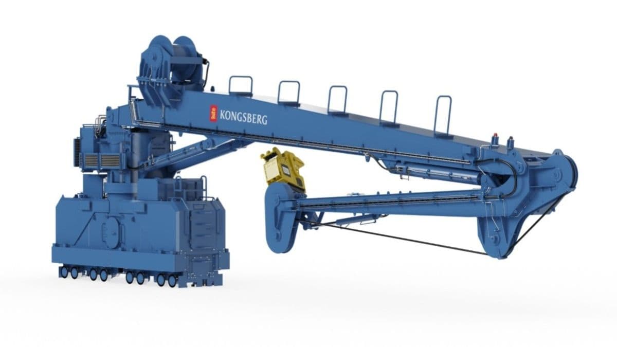 Kongsberg Maritime Deck Equipment For Floating Wind Construction Vessel ...
