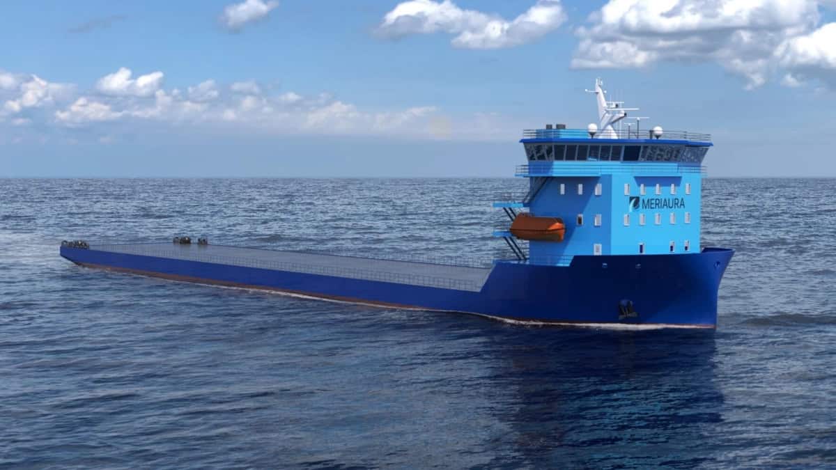 Meriaura Orders Future-Ready Open Deck Carrier - Workboat365.com